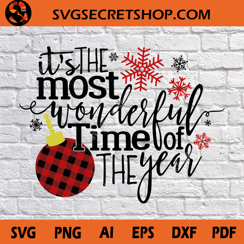 Its The Most Wonderful Time Of The Year Svg Merry Christmas Buffalo